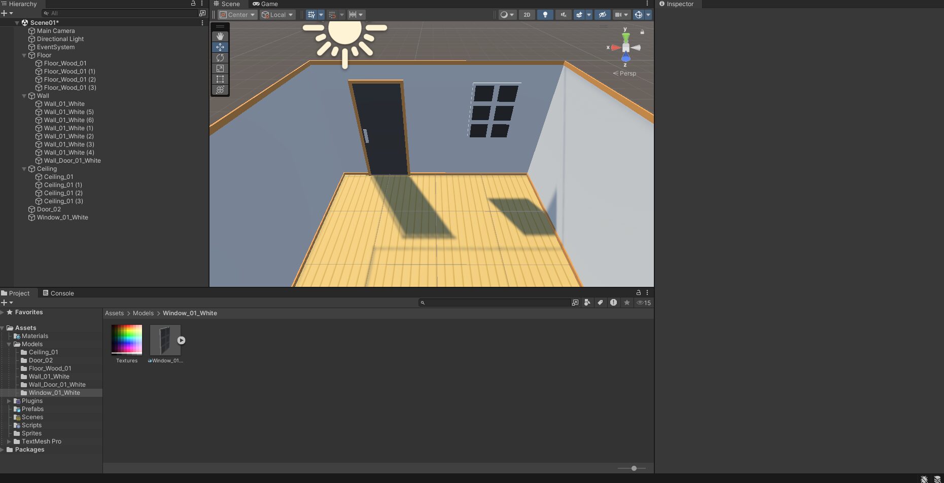 Unity3D脱出ゲームの作り方①！部屋の作成からライトの配置まで | C-BA Unity-memo